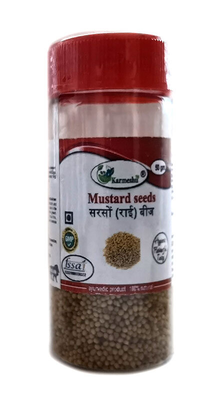 MUSTARD SEEDS, Karmeshu (семена горчицы жёлтой, Кармешу), 50 г.