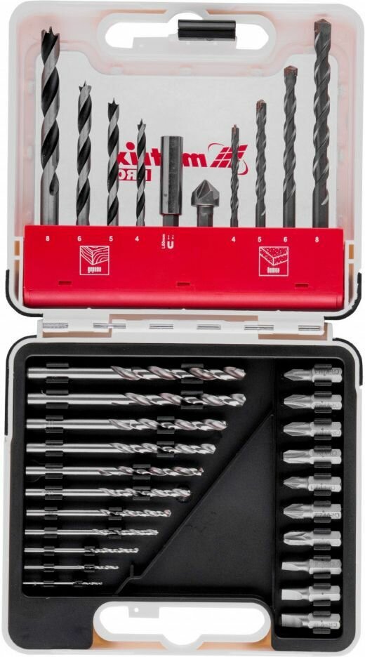 Набор сверл и бит PRO, 31 шт. MATRIX 725631