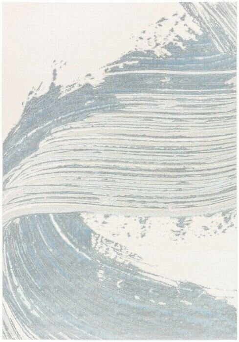 Ковер бельгийский на пол в гостиную в спальню 160х230 см белый лофт модерн ворс 9 мм 134512 Kover-Russia