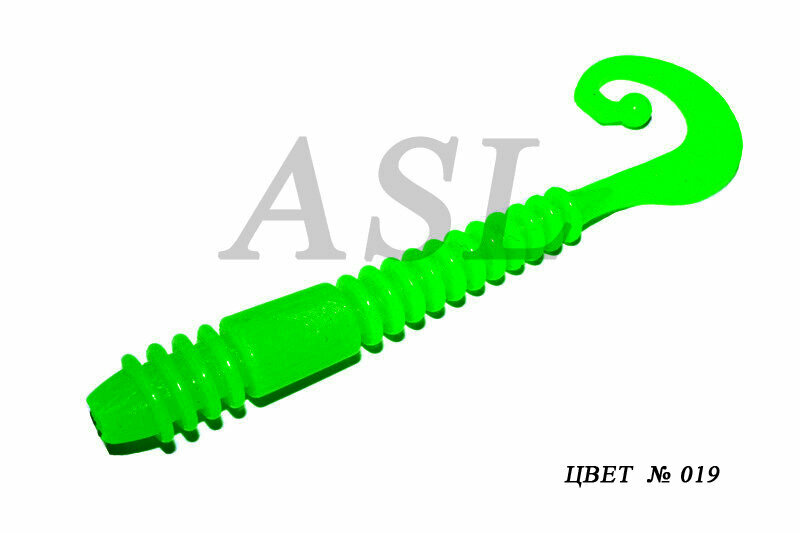 Силиконовая приманка ASL "Джим" цвет №019, L-5см (2"), 12шт/уп