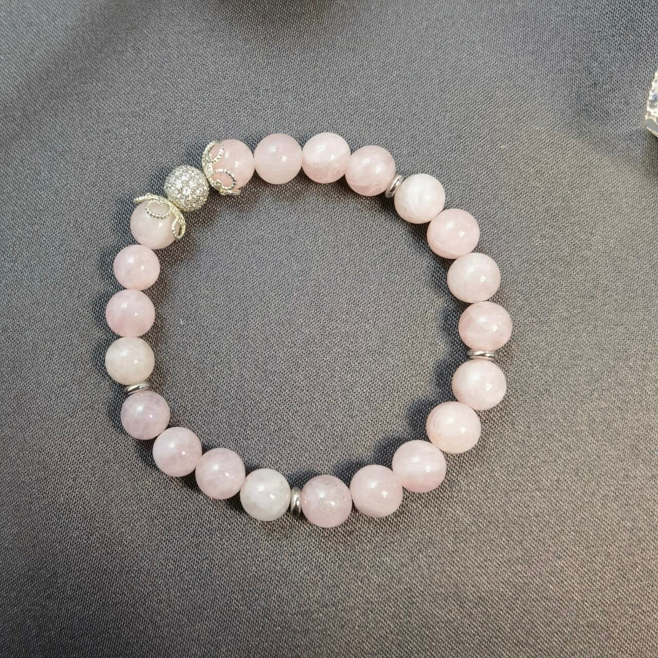 Серьги, кунцит