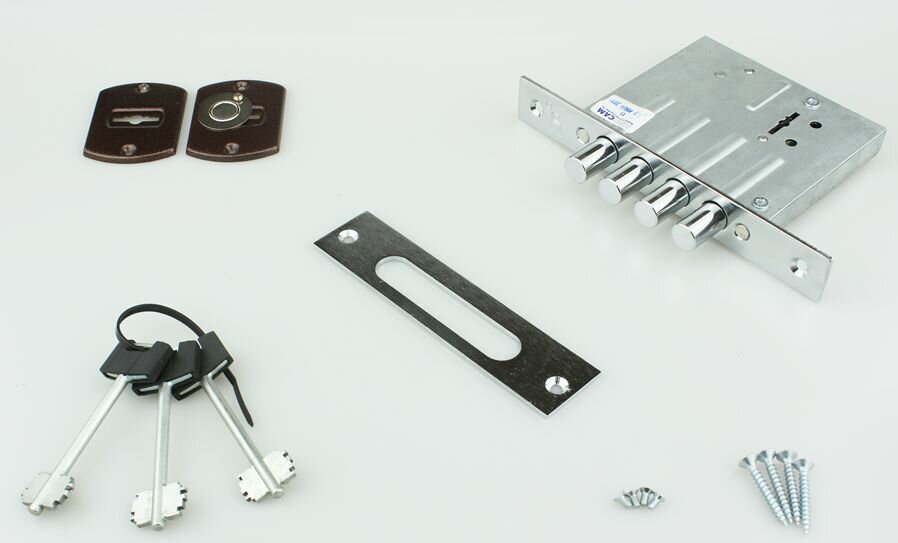 Замок врезной 81300 (8-8М/13) BORDER Рязань, 3 ключа