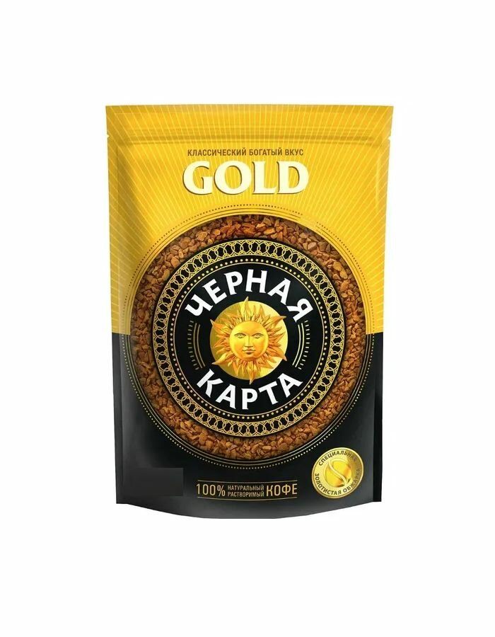 Кофе Черная Карта Gold растворимый 240 г