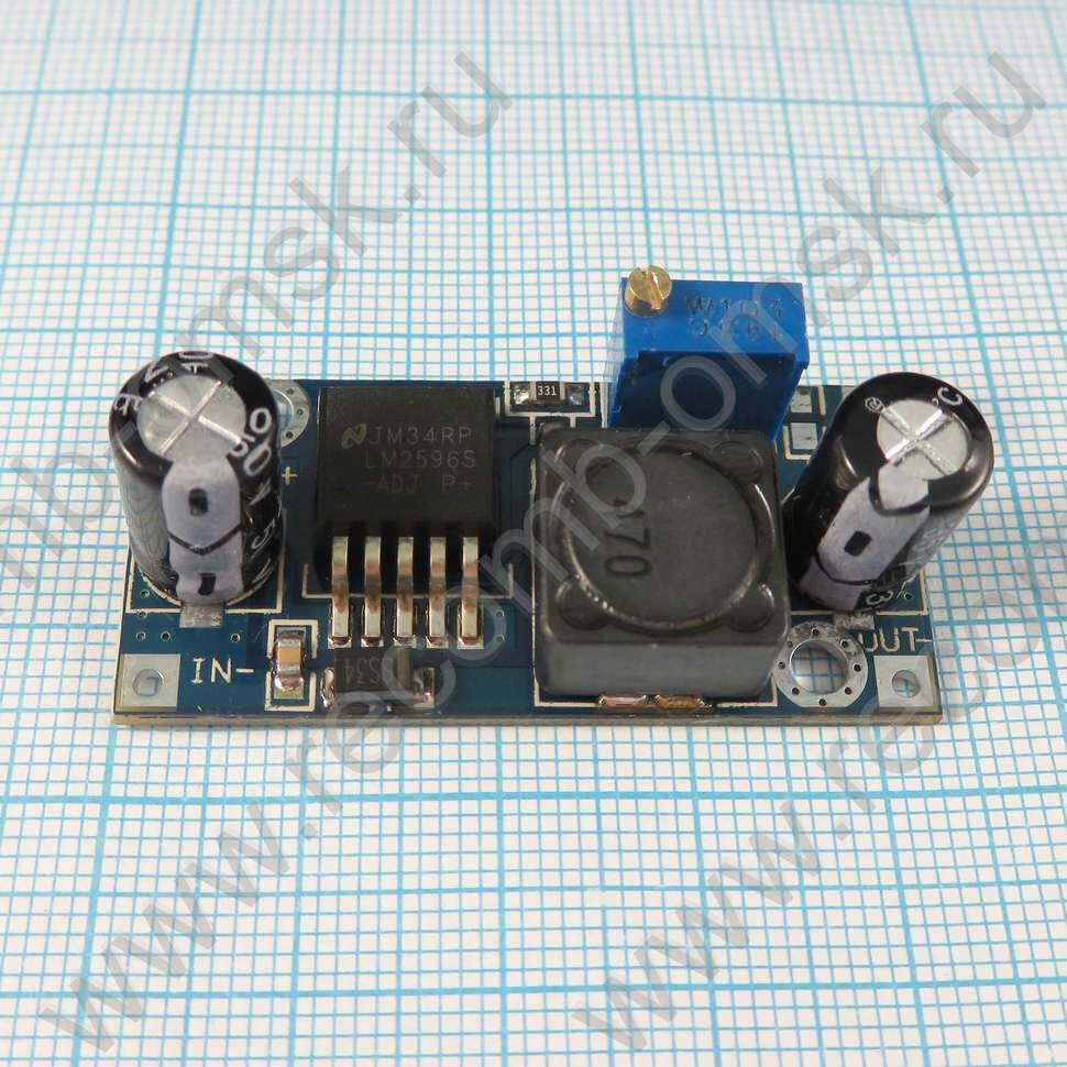 LM2596S DC-DC in 3.2-32v out 5-35v max4A - Понижающий преобразователь