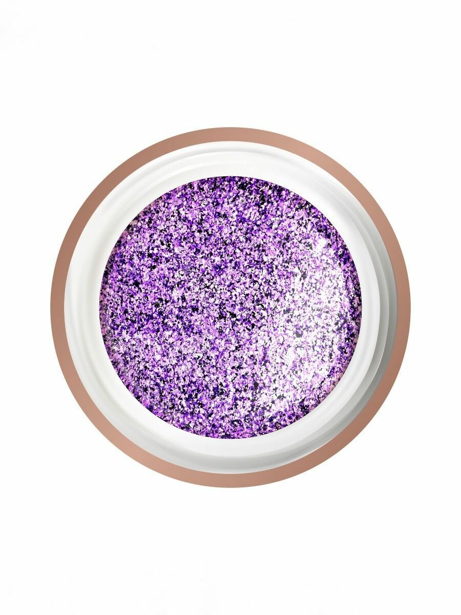 Nail Club Гель-краска с металлическими хлопьями CDS-10 Fluorite, 1 шт.