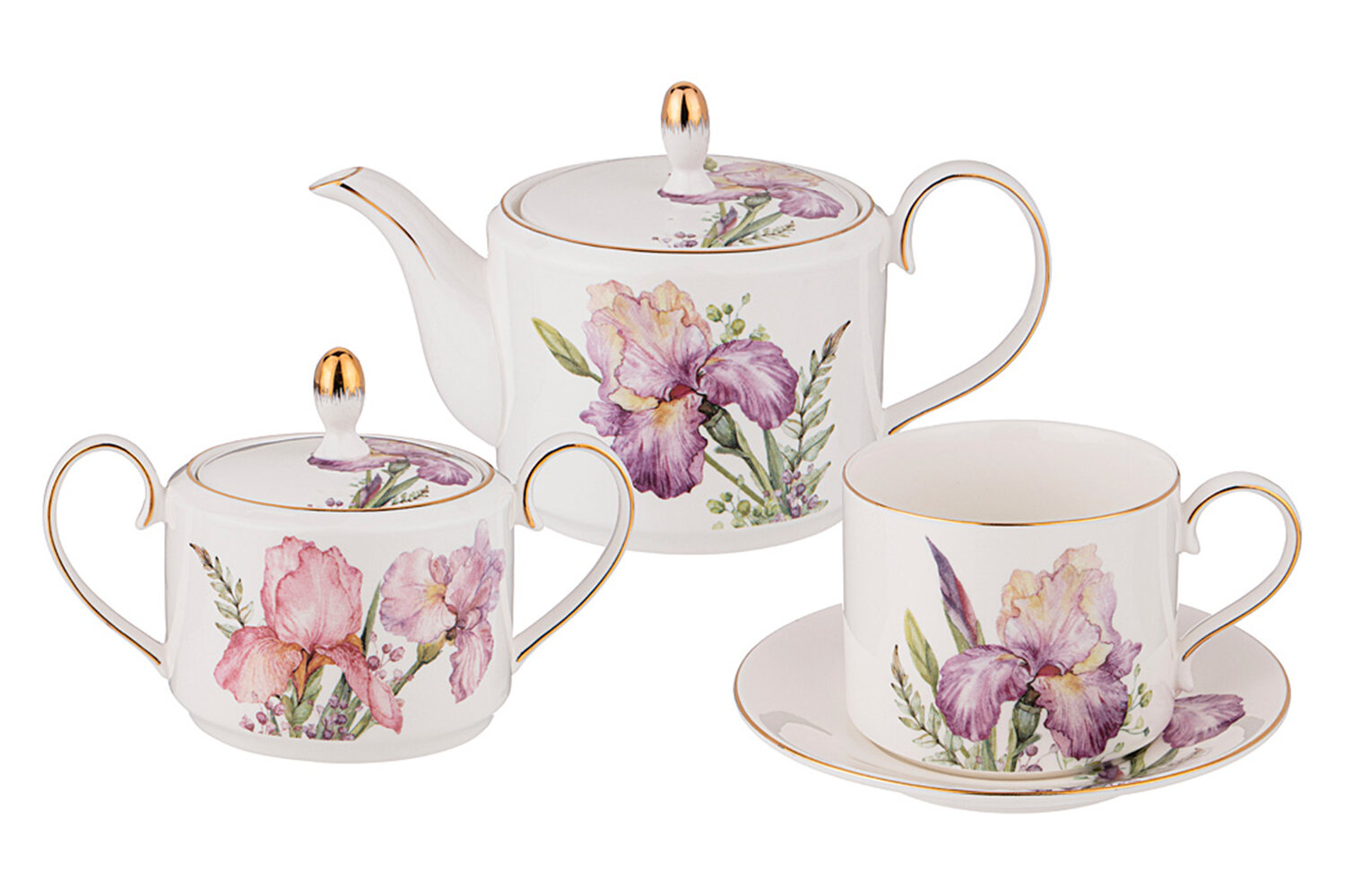 Чайный сервиз на 6 персон Lefard Irises