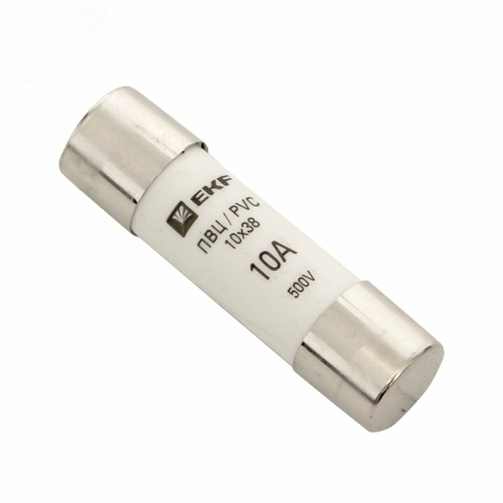 Плавкая вставка ПВЦ-С2 10х38 10А, 500V, (gG)TDM ELECTRIC SQ0729-0007