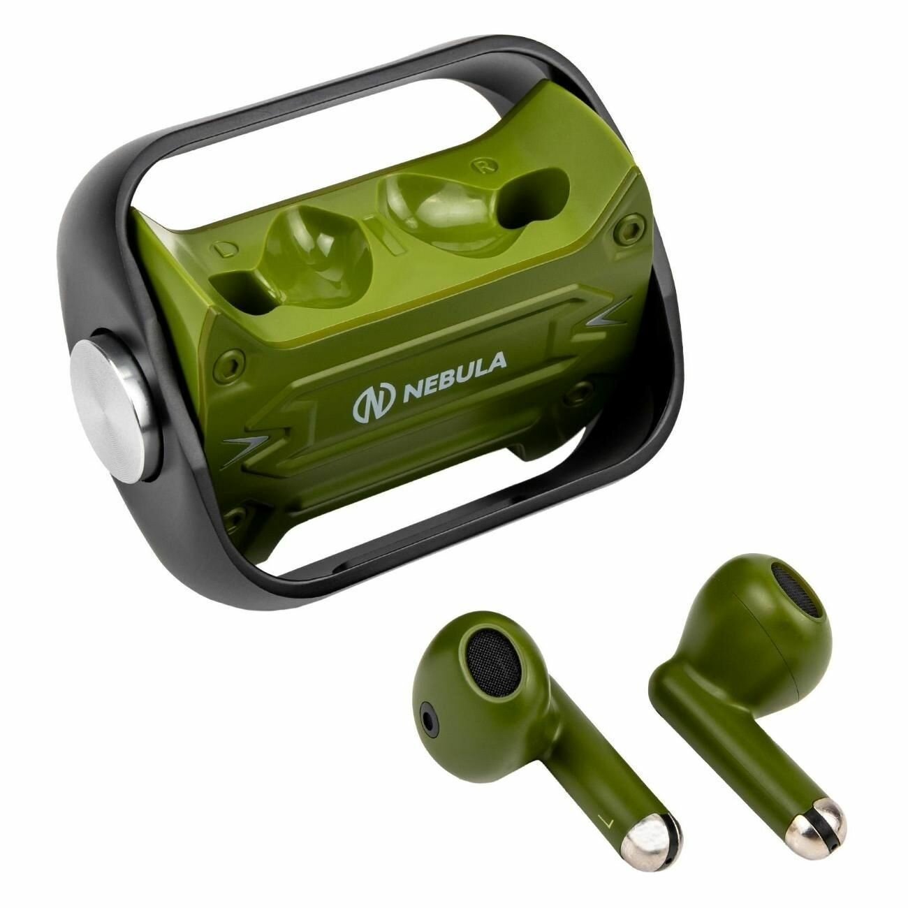 Игровые наушники TWS NEBULA STORM NG-TWS10, зеленый
