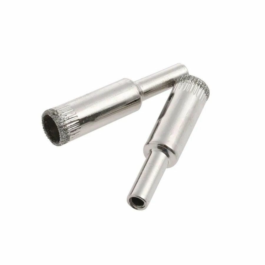 Коронка алмазная 14 мм кафель стекло Креост 2 шт набор