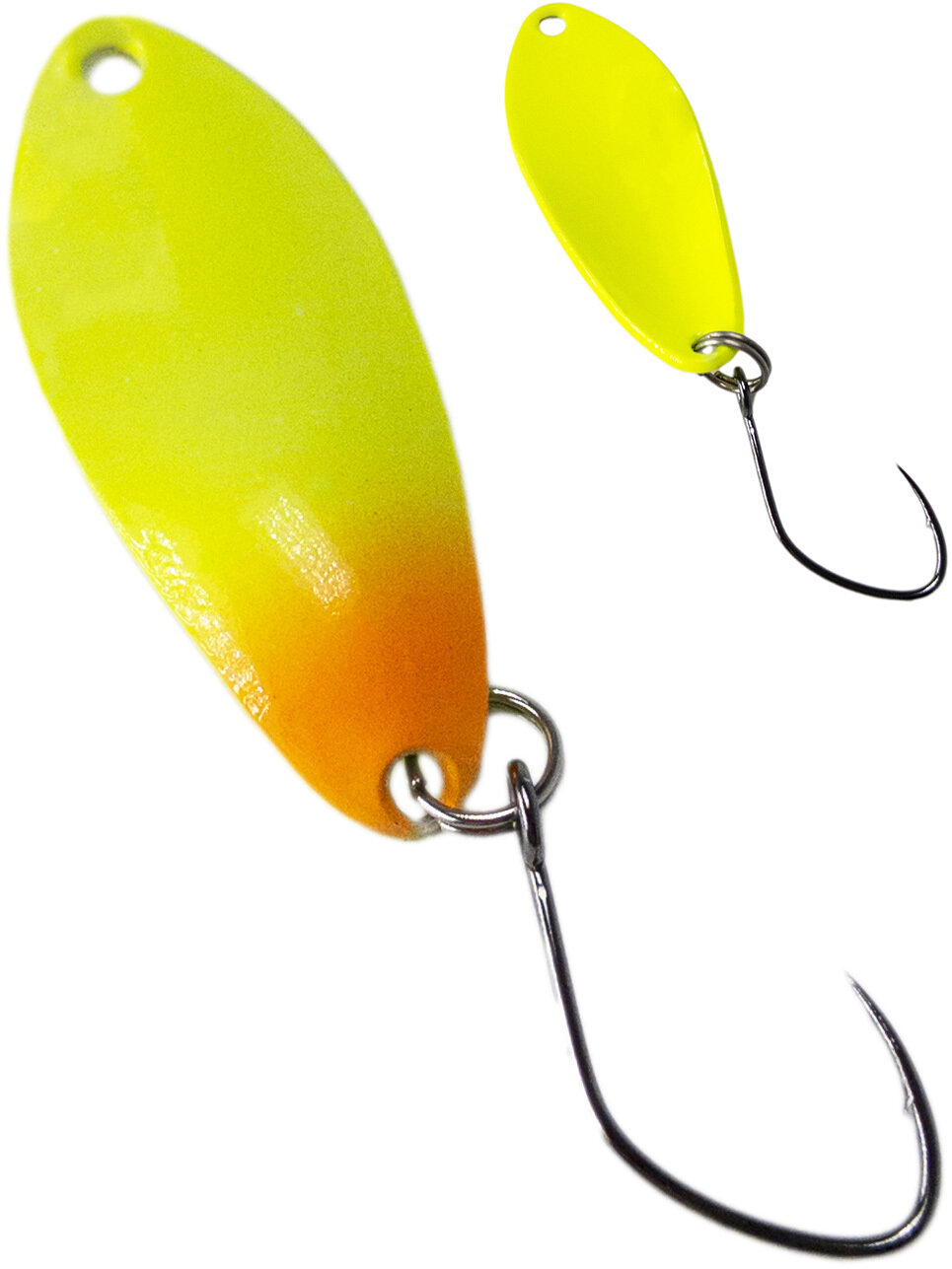 Набор 2ШТ Блесна колебалка Зябликов Пиксель 3 см. 2гр fluo