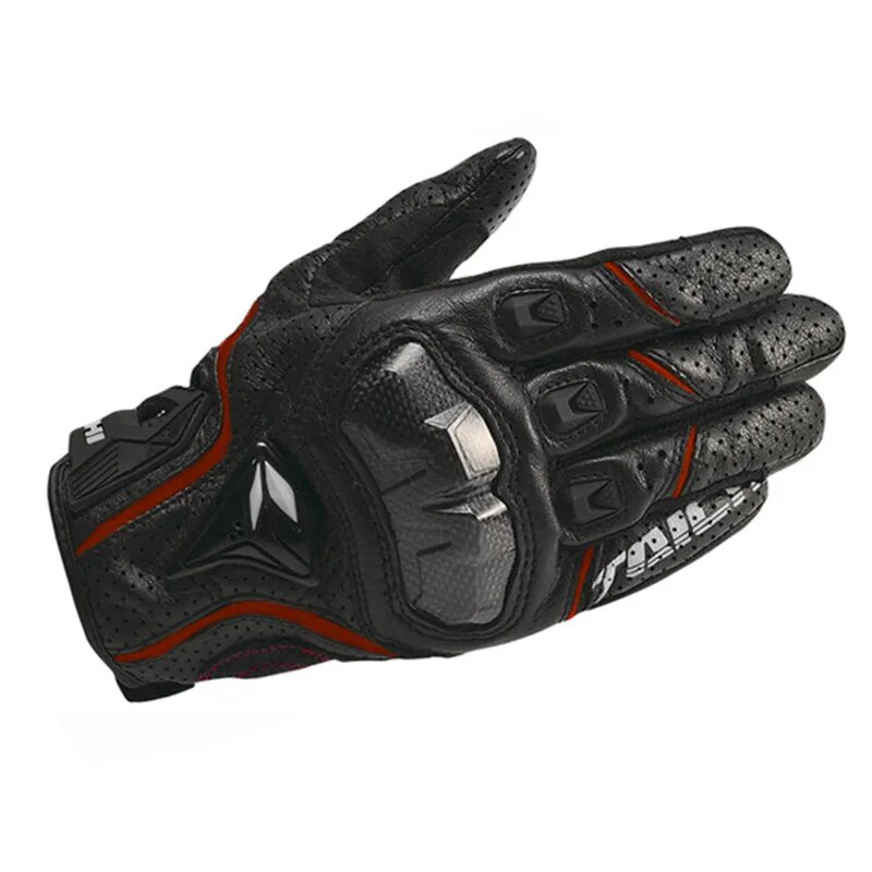 Мужские мотоциклетные перчатки из натуральной кожи RST390 391, перчатки для Черный, M, 390 black red