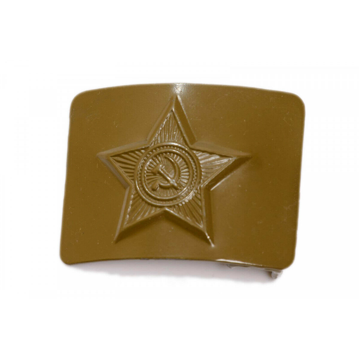 Бляха со звездой оливковая