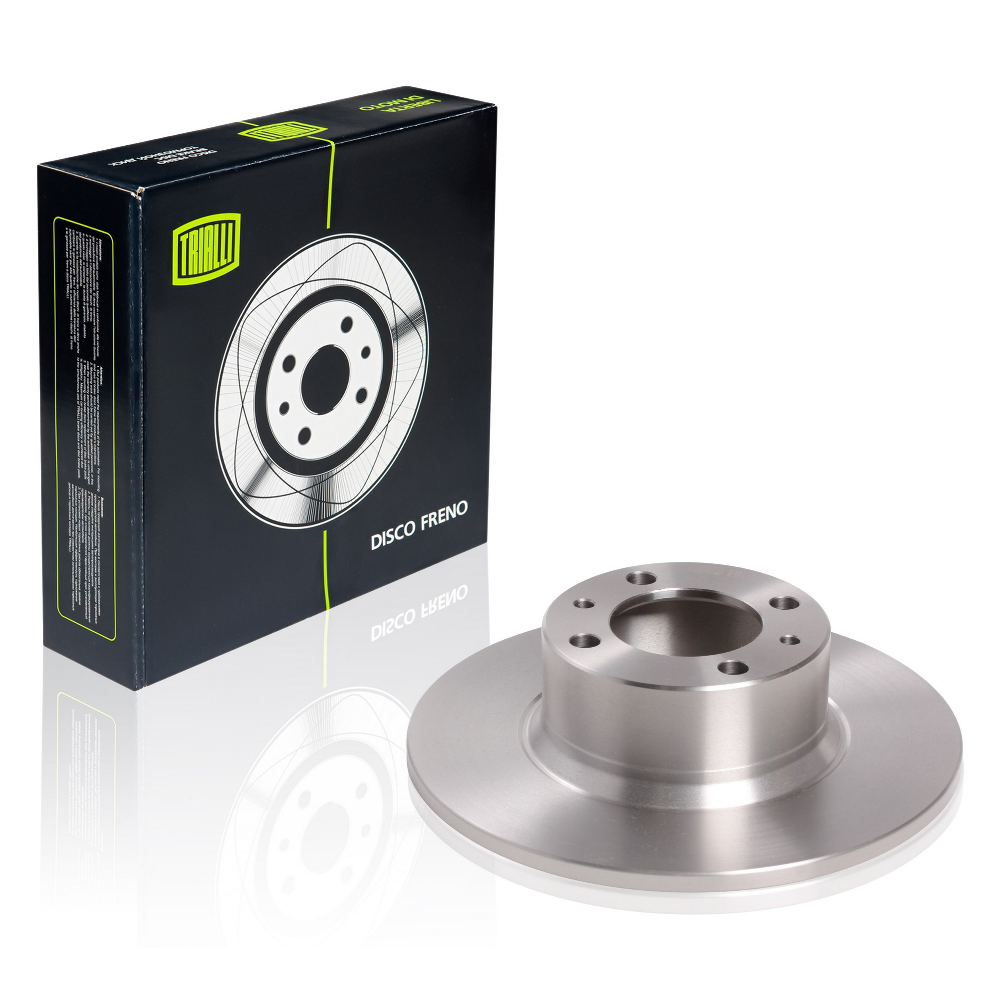 TRIALLI df-125 (210103501070 / 21010350107000 / 21010350107001) диск торм. для а / м лада 2101 перед. d=252 (Комплект 2 штуки)