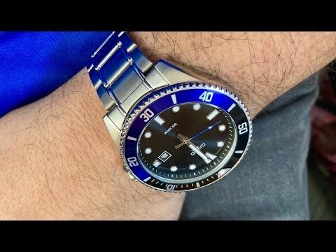 Наручные часы CASIO, серебряный, черный, синий — фото 1