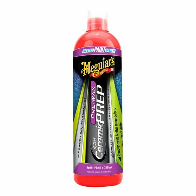 Состав для восстановления цвета Hybrid Ceramic Pre-Wax Prep Meguiar's, 453 мл.