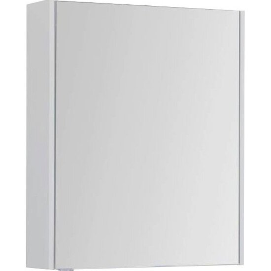 Зеркало шкаф Aquanet Палермо 60 цв. белый глянец (203939)