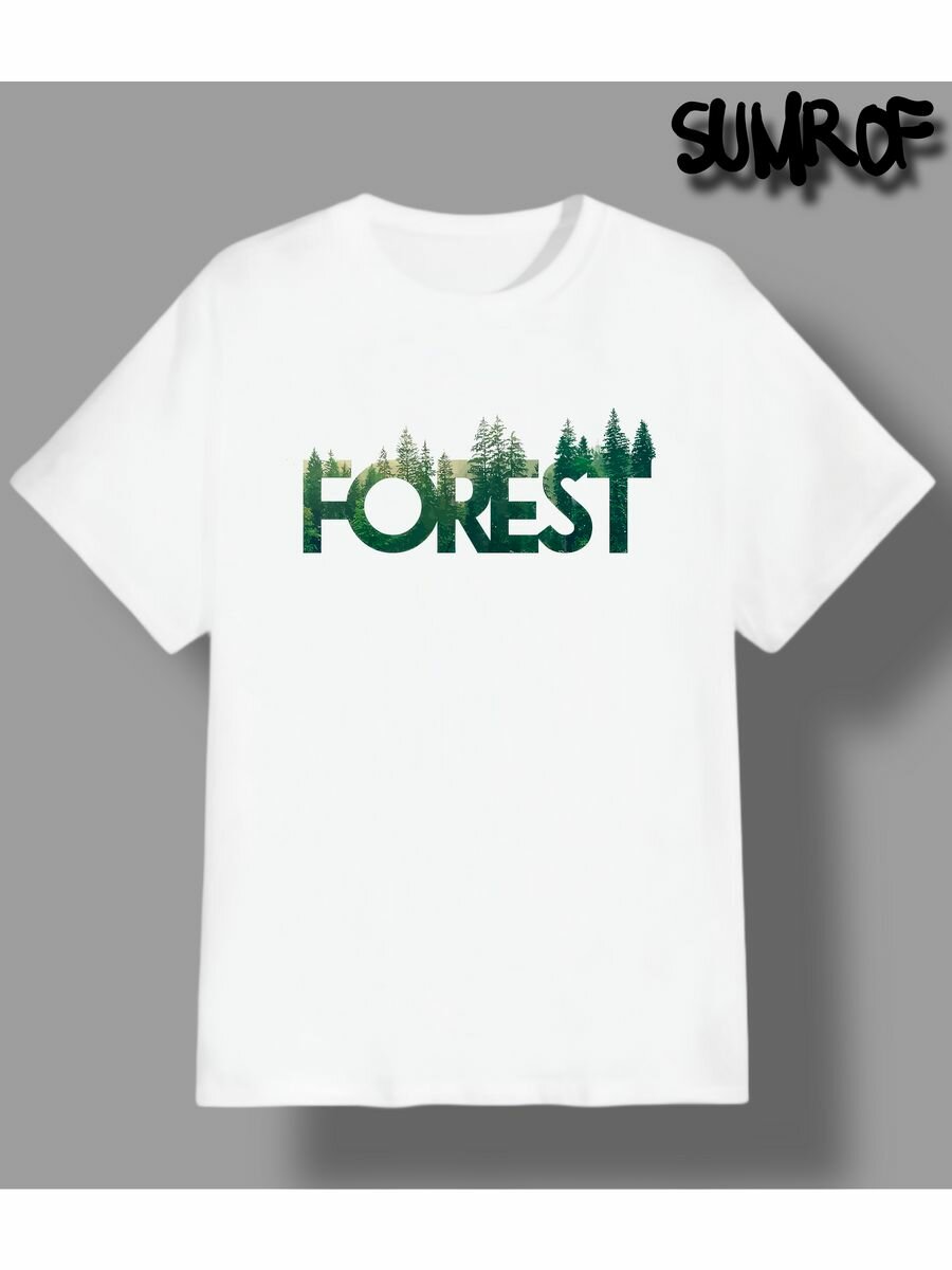 Футболка forest лес