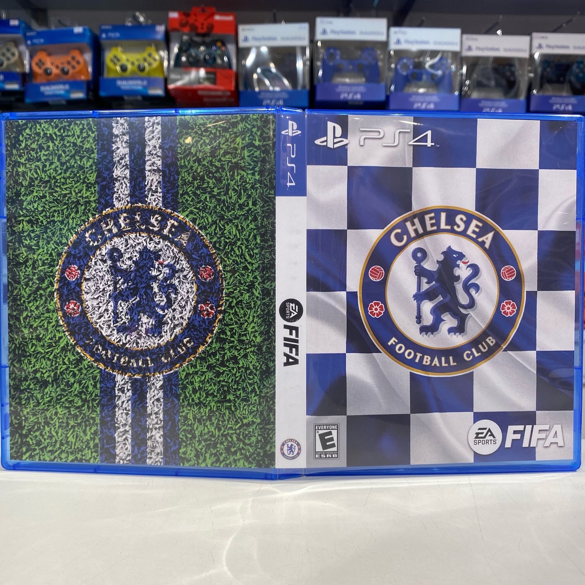 Эксклюзивная обложка PS4 для FIFA Chelsea №1