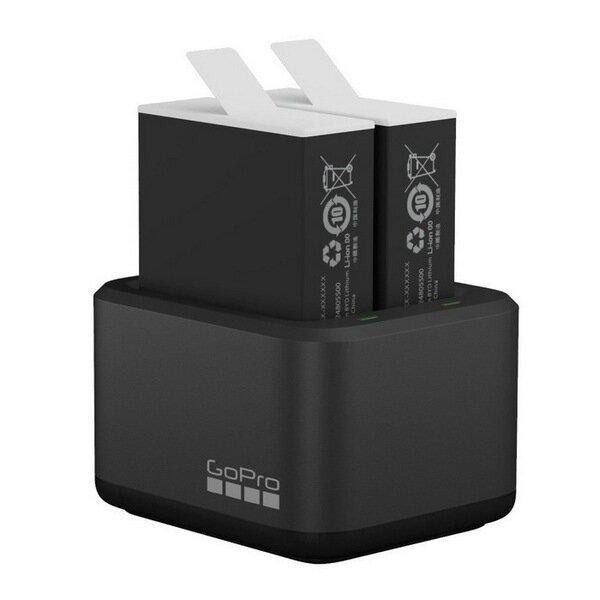 2 аккумулятора Enduro + ЗУ для GoPro HERO 9/10/11/12 (ADDBD-211)