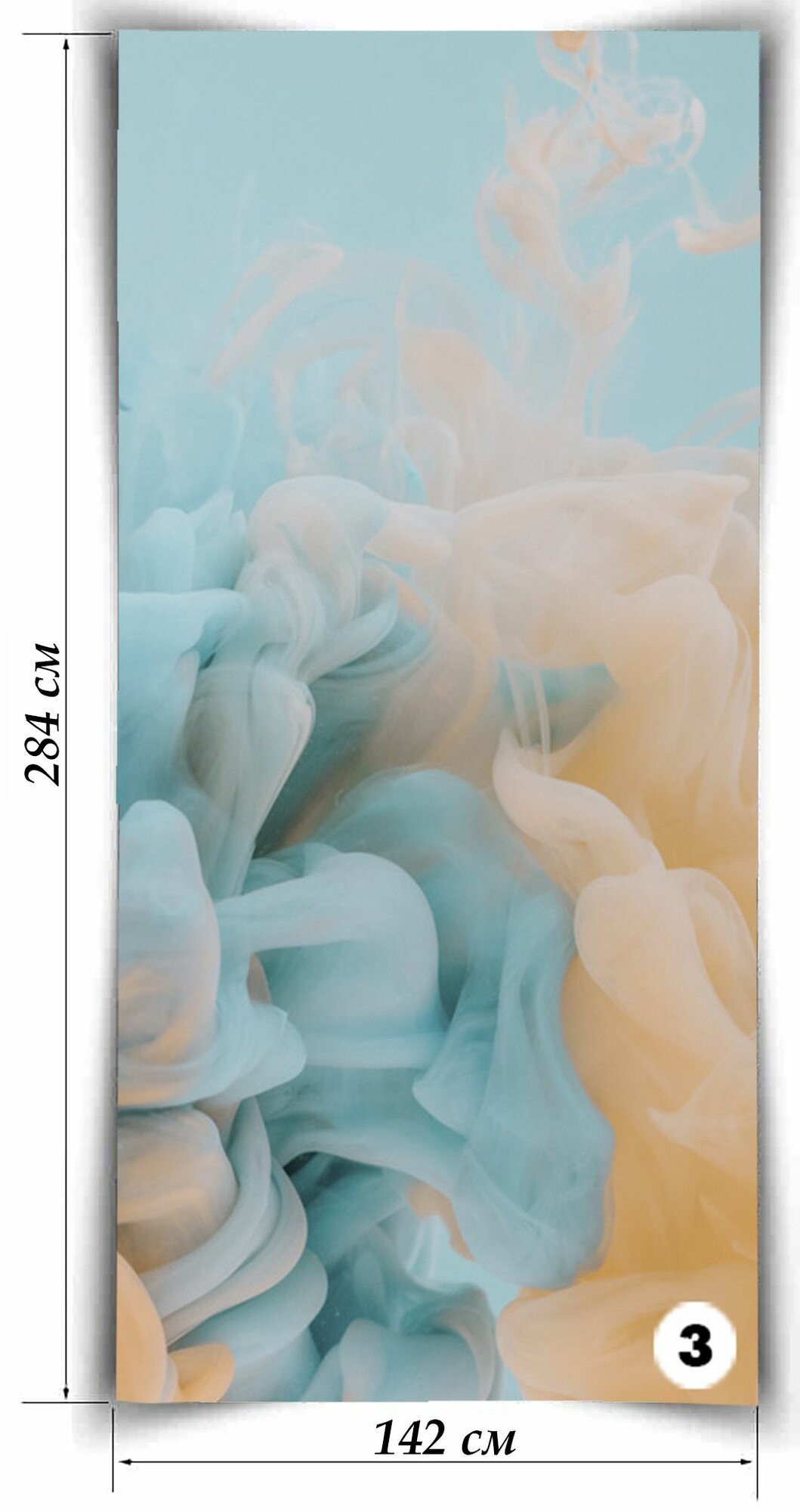 Мраморные обои Краски, лист 142х284 см, 4,033 кв. м, толщина 2 мм, подходит для наружной и внутренней отделки, экологичный, состоит из натуральной мраморной кроошки