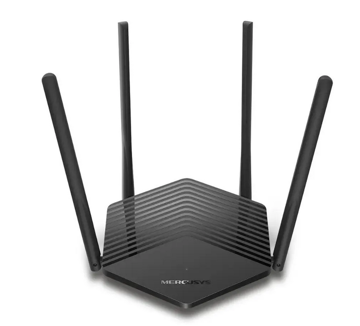 Wi-Fi роутер Mercusys MR60X AX1500 10/100/1000BASE-TX черный