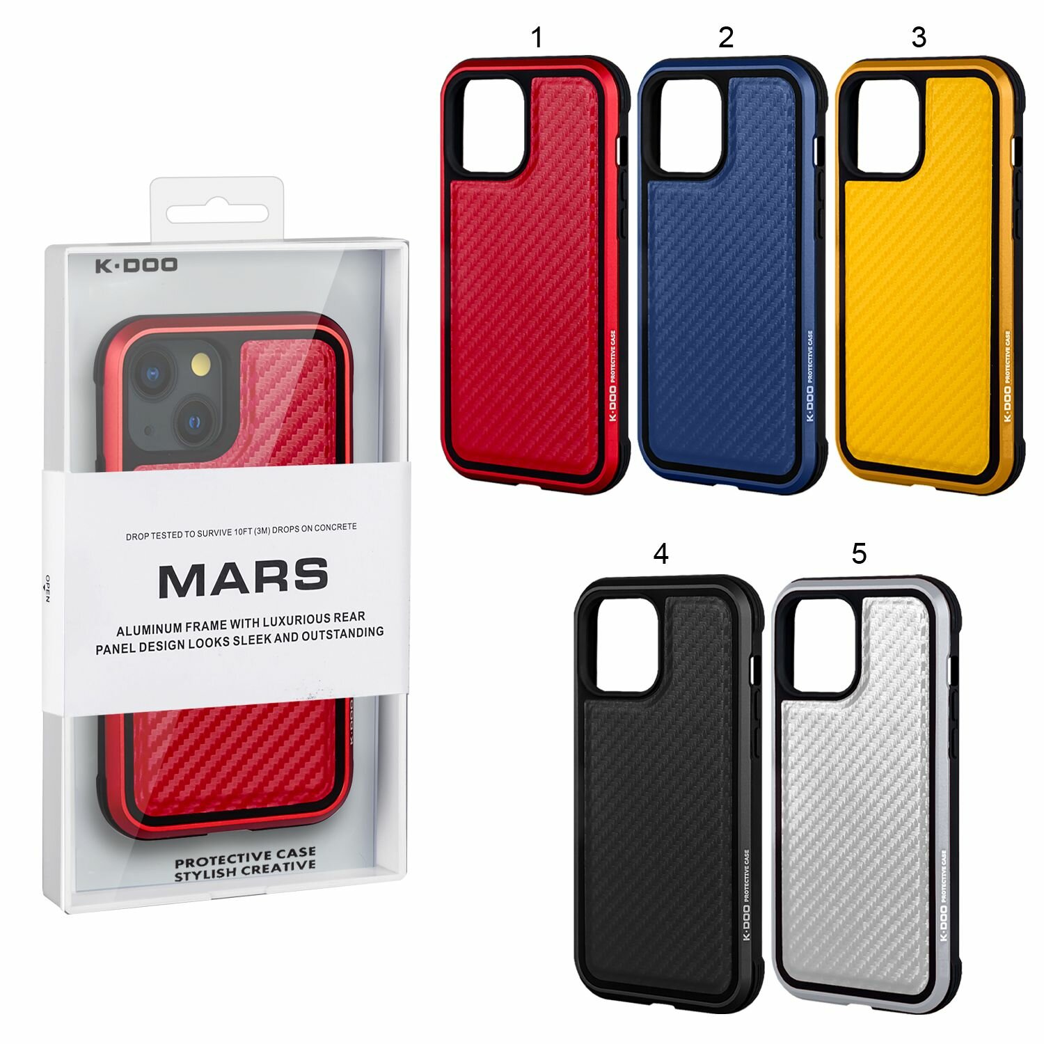 Чехол для iPhone 13 mini Mars Carbon