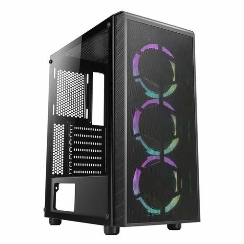 Корпус ATX AZZA Prime 360E, Midi-Tower, без БП, черный [csaz- 360e prime 360e]
