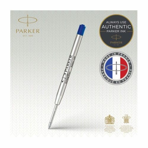 Стержень шариковый Parker QuinkFlow Z08 (CW1950373) M 1мм синие чернила блистер (2шт)