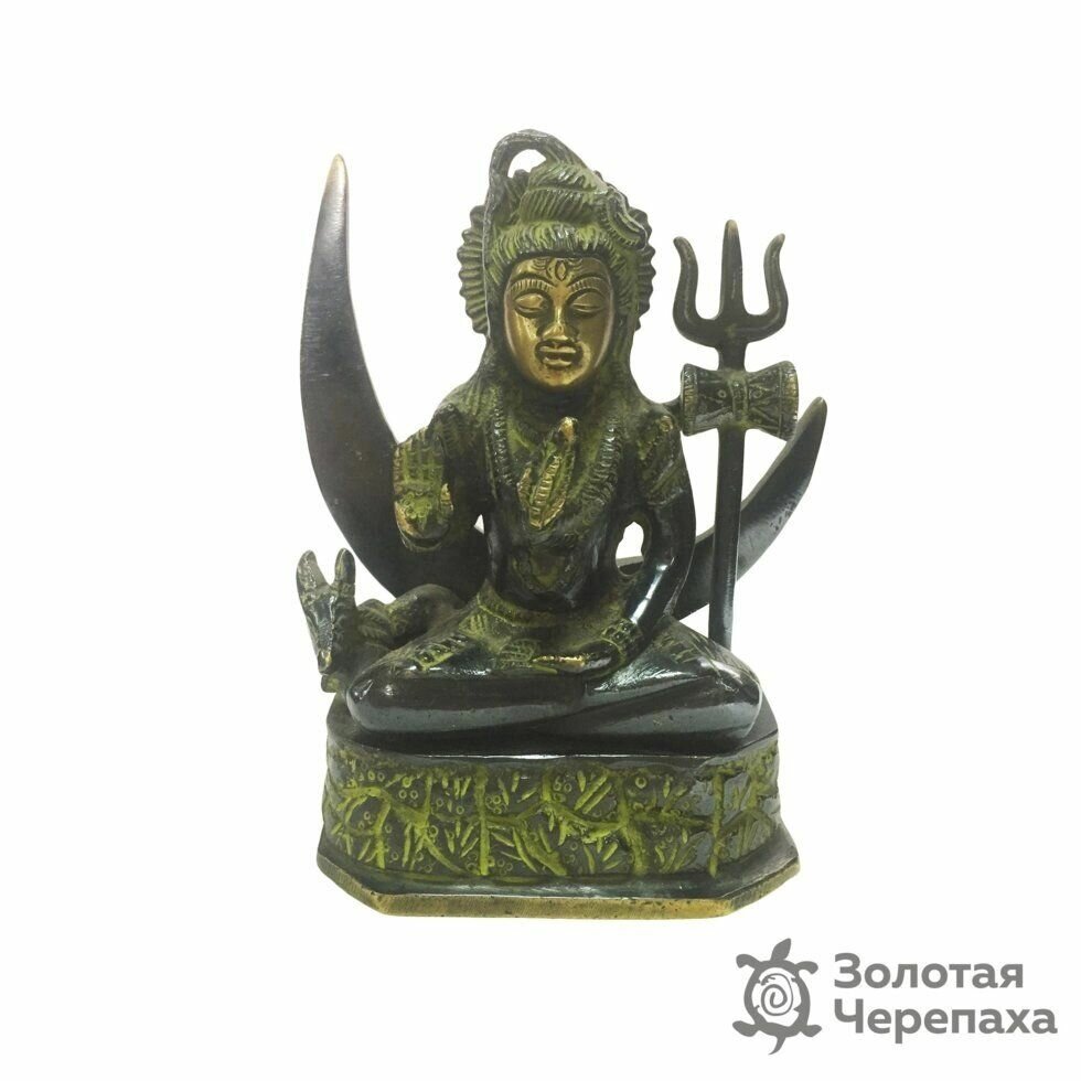 Статуэтка, Шива, бронза (Индия), 15/12/7 см.