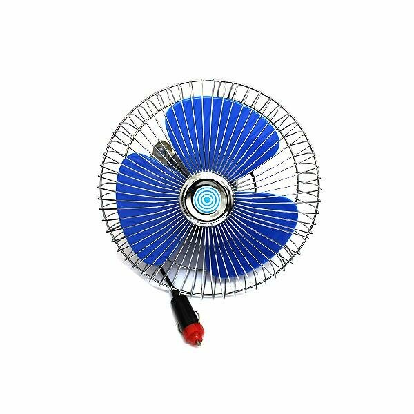 Вентилятор автомобильный 12 V 8" винт. крепление металл-пластик SKYWAY