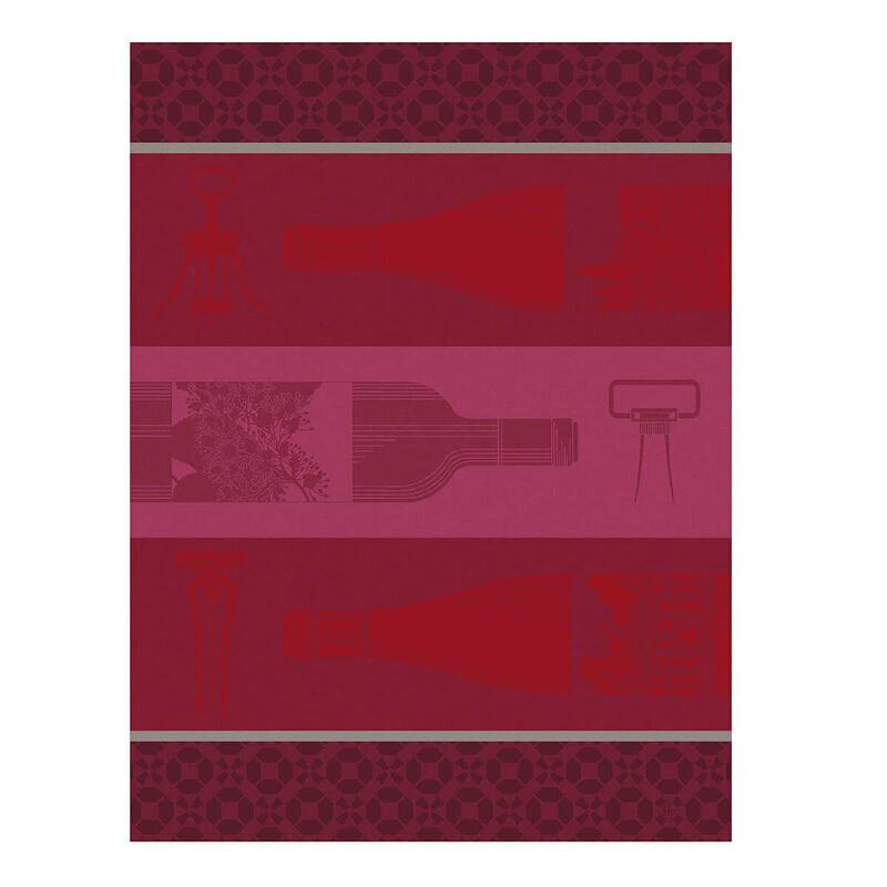 Полотенце кухонное Jacquard Francais Vin en Bouteille Red 60x80 см
