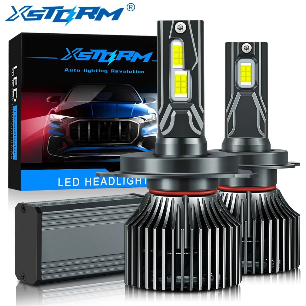 XSTORM 120W H7 Led Canbus 25000LM Фара H1 H4 H8 H11 H16 9005 HB3 9006 HB4 Светодиодная лампа 9004 9007 H13 Турбола для автомобиля 6500K H1