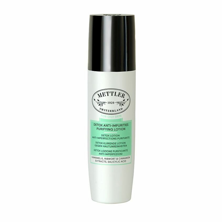 METTLER 1929 Очищающий лосьон для комбинированной и жирной кожи Detox Anti-Impurities Purifying Lotion