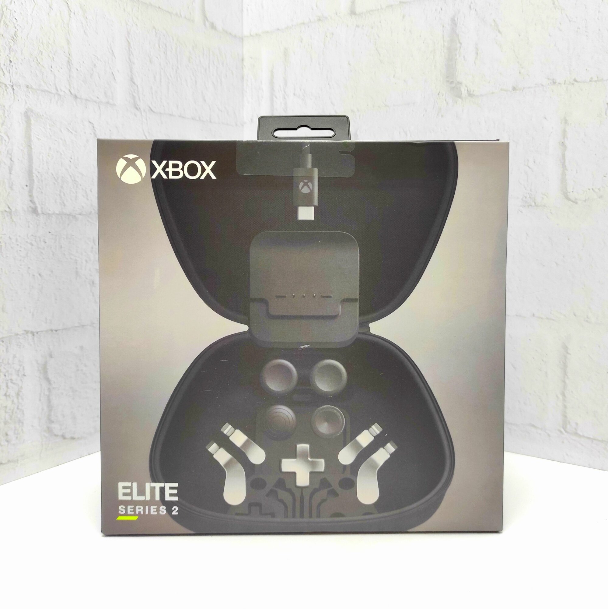Кейс сумка чехол для Xbox Elite Controller V2 с зарядным устройством, насадками и лепестками в коробке + кабель Type C
