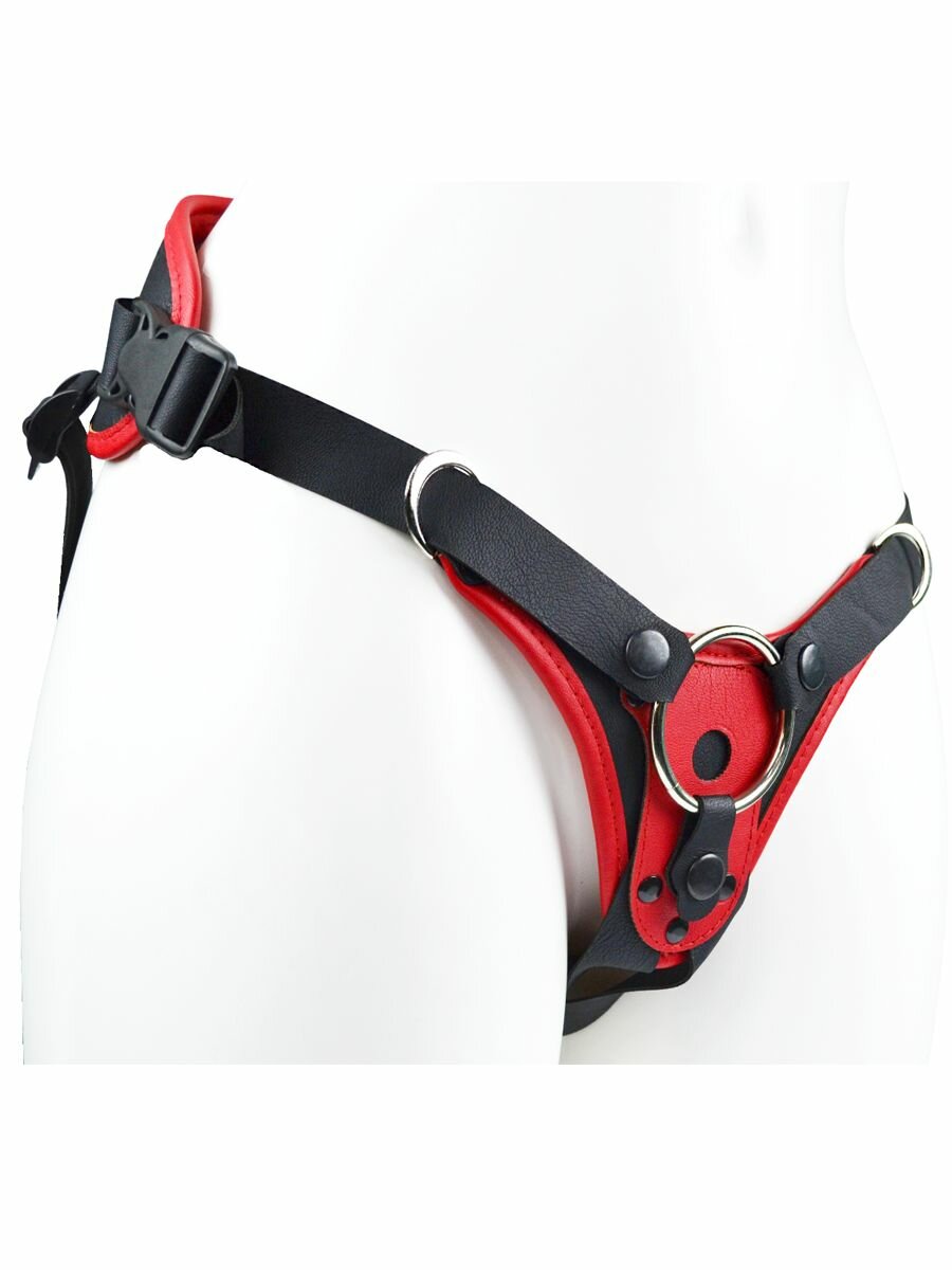 Пояс Harness универсальный + бандаж, с коннектором для насадки-страпона