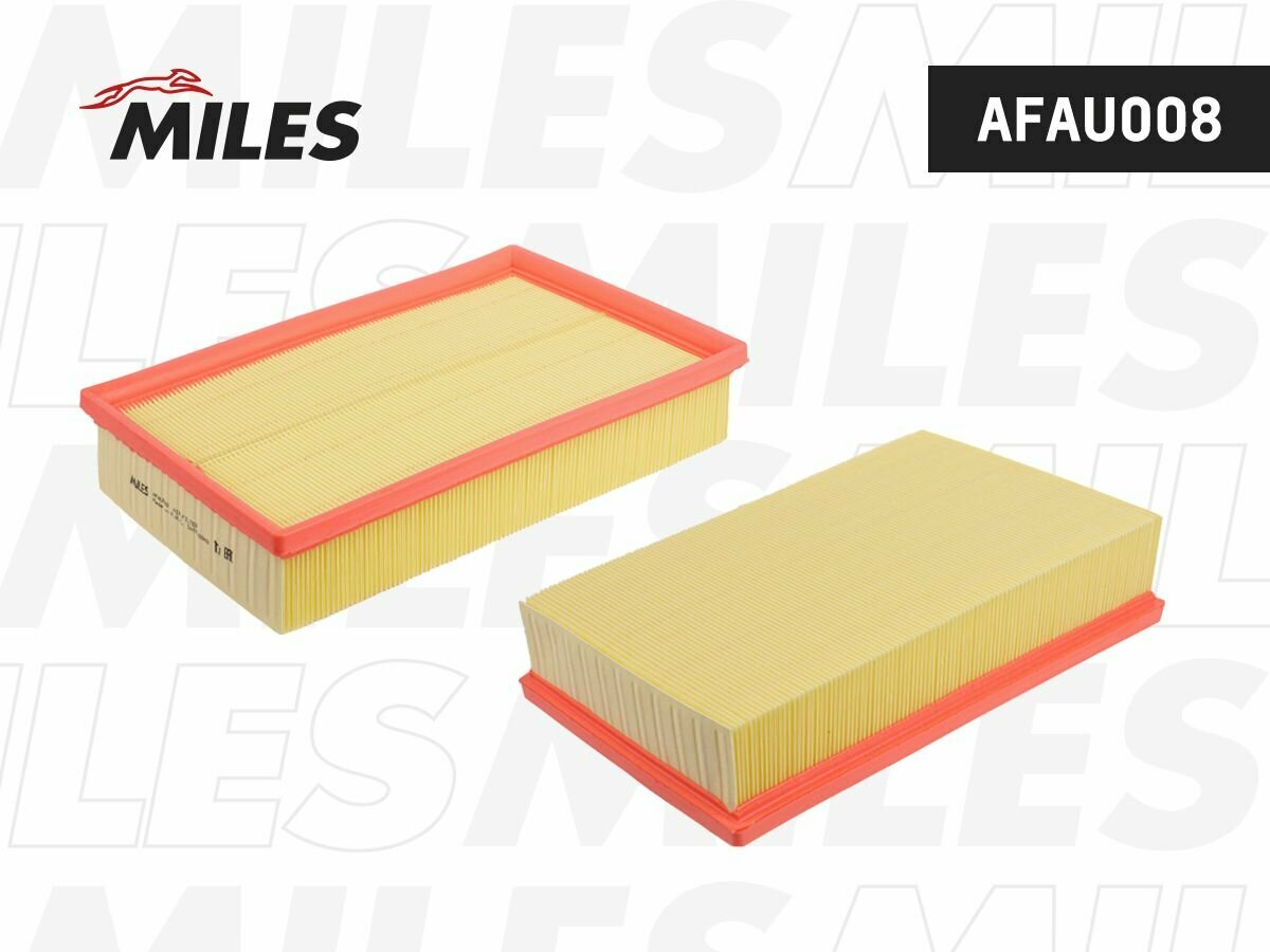 MILES Фильтр воздушный AUDI 80/100/A6 1.6-2.8/VW G2/PASSAT 1.6/2.8 AFAU008 (FILTRON AP005, MANN C31152/1) AFAU008