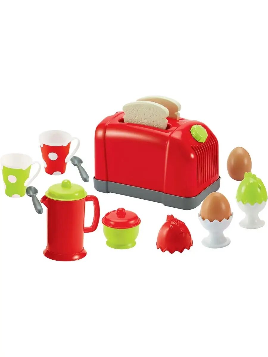 Игровой набор Ecoiffier "Chef", пластик, 17 элементов, реалистичный дизайн, от 3 лет