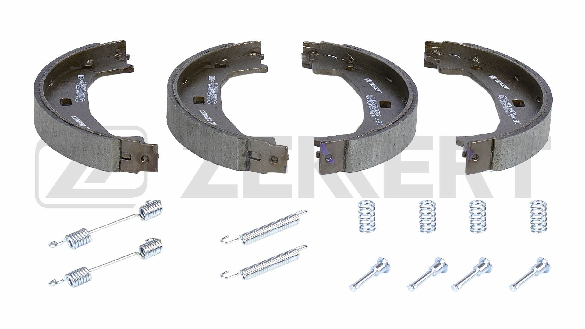 Колодки тормозные стояночного тормоза, ручника задние для BMW 1 E81-E82, E87-E88 (с 2004 г), 2 F23 (с 2014 г) с установочным комплектом барабанные арт bk-4322