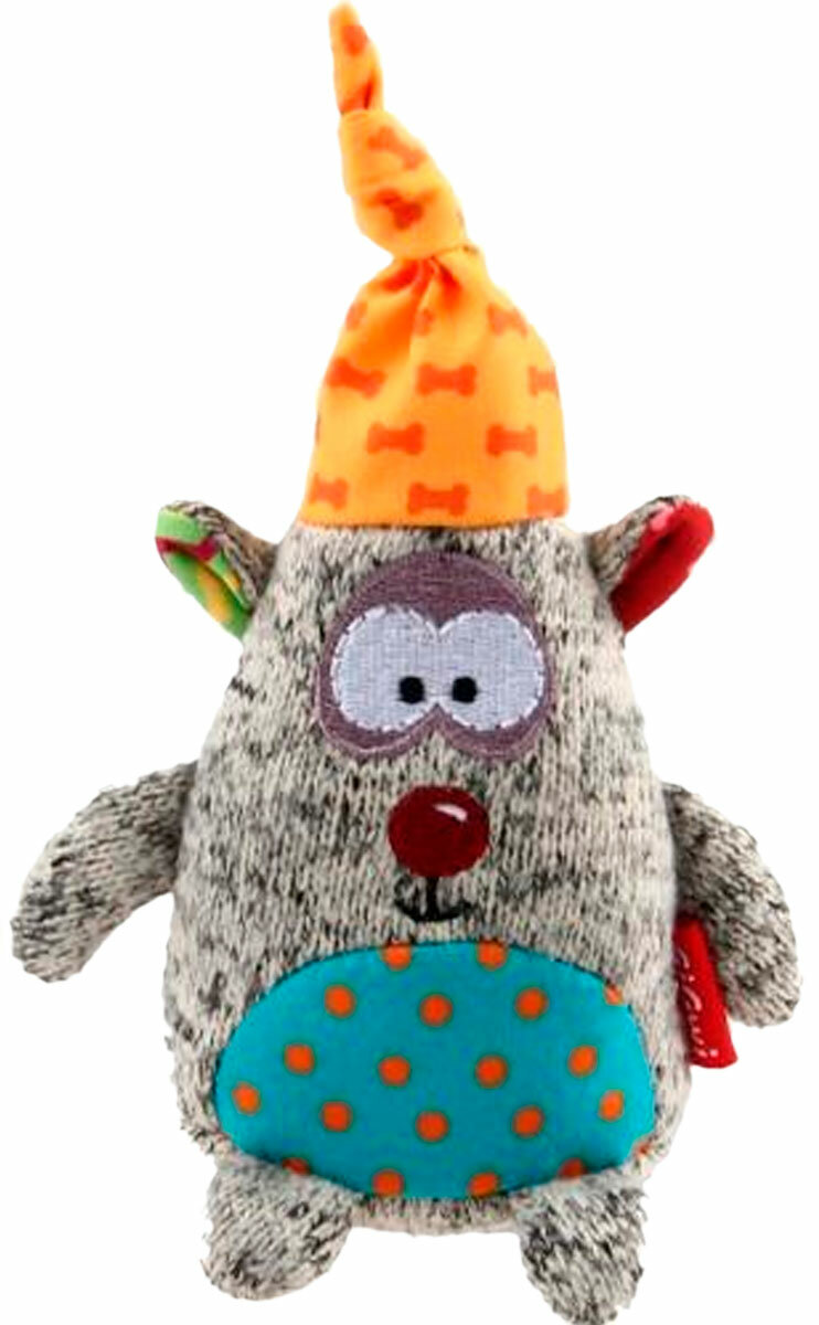 Игрушка для собак GiGwi Plush Friendz Медведь с пищалкой 10 см (1 шт)