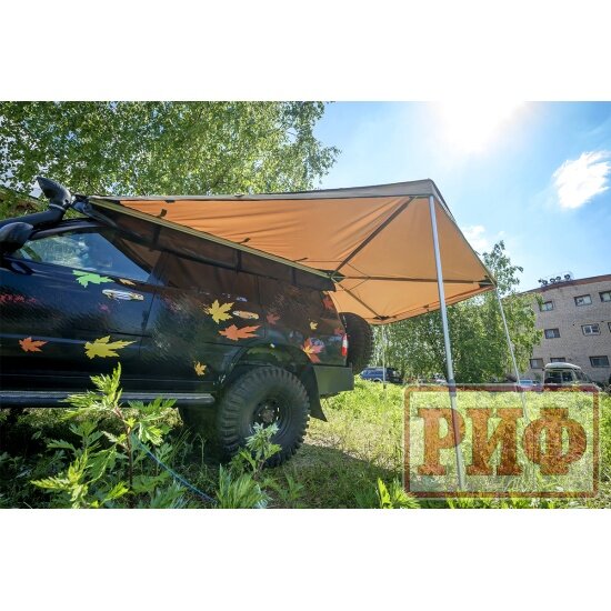 Маркиза автомобильная Риф веерная 2,5х2,0 м (левая)
