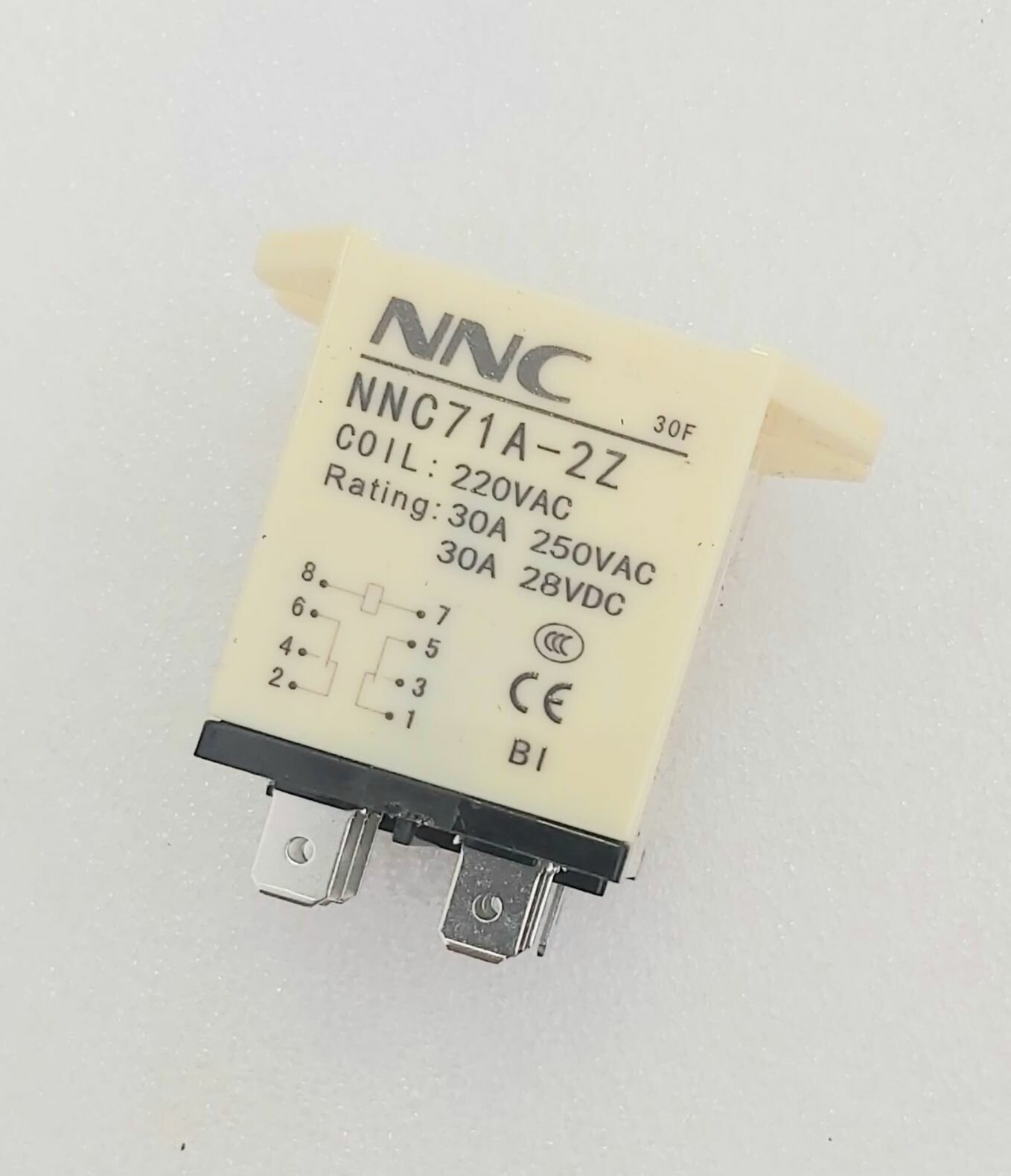 Реле пусковое для тепловой завесы NNC71A2Z 220V 30A