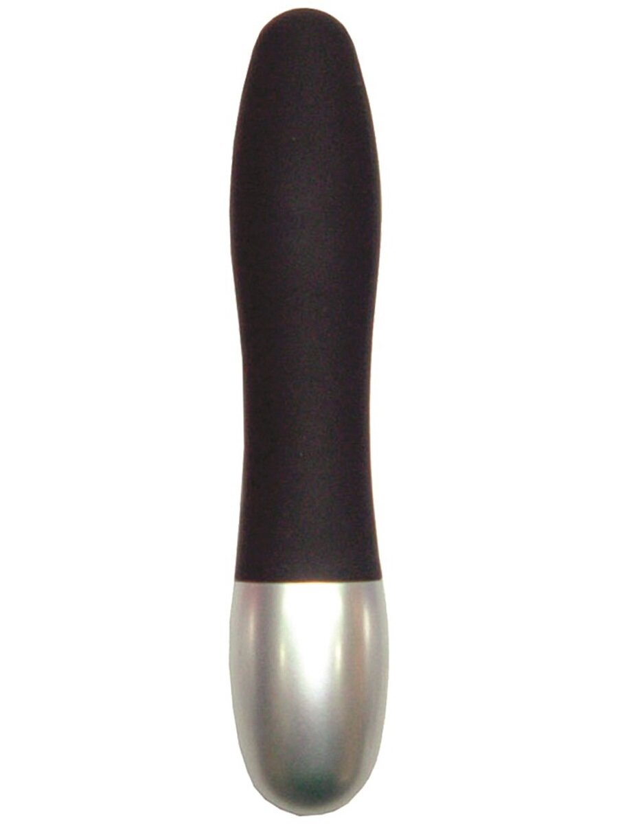 Черный вибратор "DISCRETION BLACK" 8см