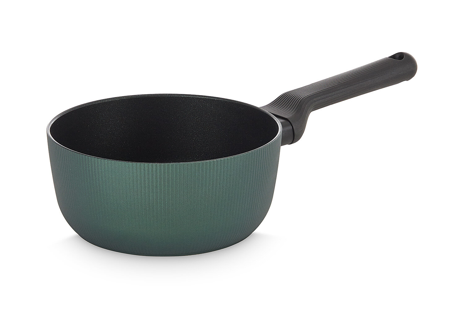 Ковш VANHOPPER VERGA 1V641183310001, 1,6 л, алюминий, зелёный/чёрный