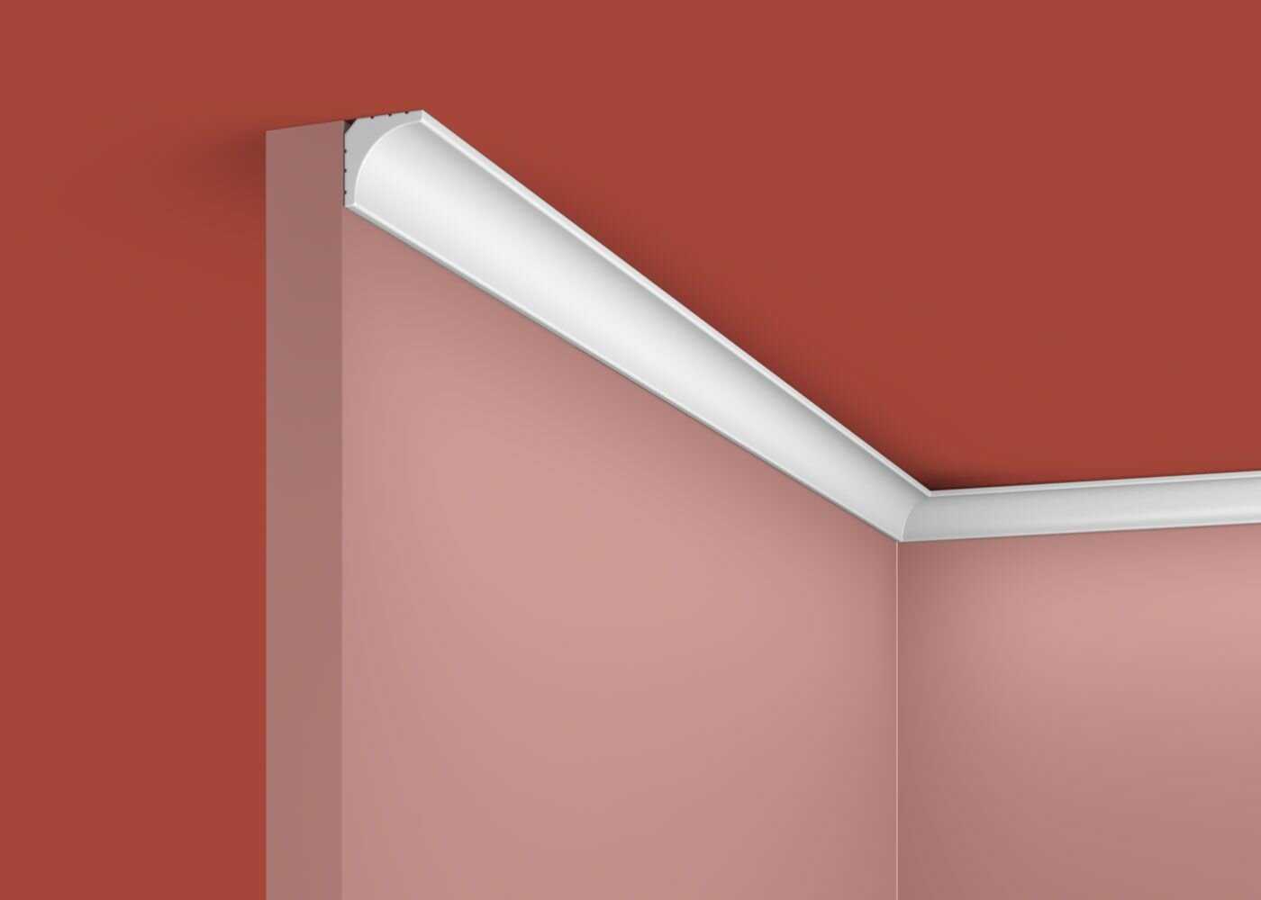 Карниз, плинтус потолочный 20х20х1750мм Экополимер EVROPLINT VR521
