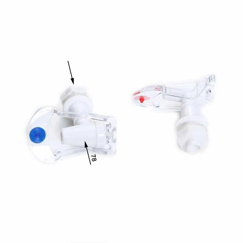 Краны для кулеров холодная и горячая вода, с внешней резьбой, комплект из 2 штук.