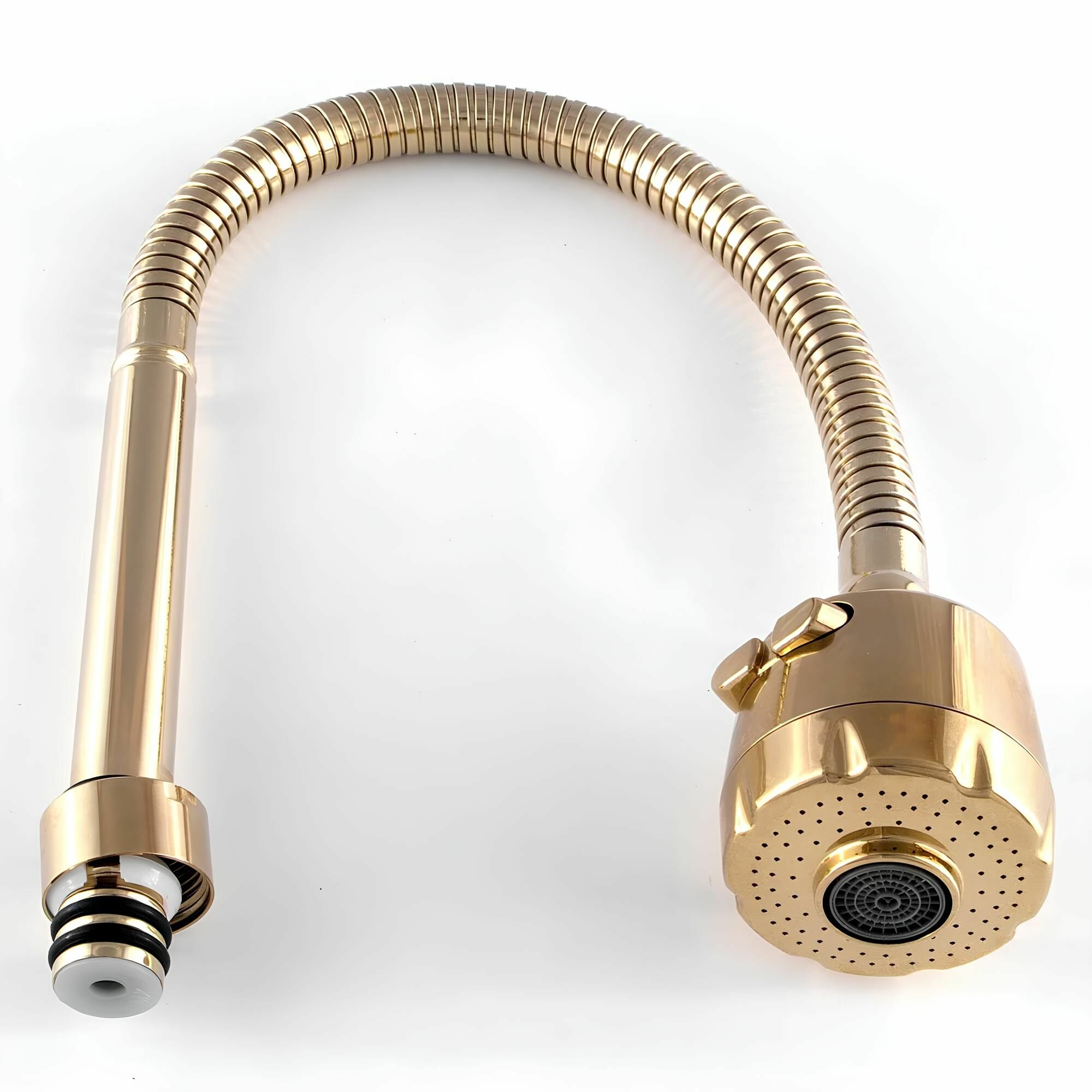 Гибкий излив для смесителя с двухрежимной насадкой для крана