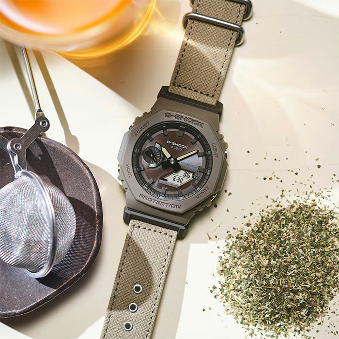 Наручные часы CASIO G-Shock, хаки, коричневый, бежевый — фото 1
