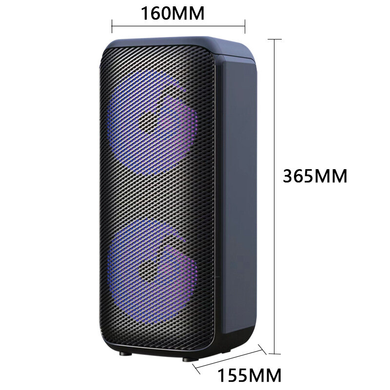 Портативная Bluetooth-колонка Towang Audio с двумя динамиками, высокой громкостью, для квадратной танцевальной караоке, в наличии, оптовая стереосистема