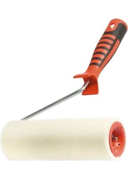 Валик Велюр с двухкомп-ой ручкой, 250 мм, ворс 4 мм, D - 48 мм, D ручки - 6 мм, шерсть MATRIX