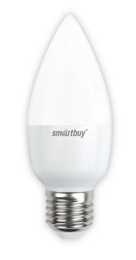 Светодиодная лампа SMARTBUY C37-12W/6000/E27
